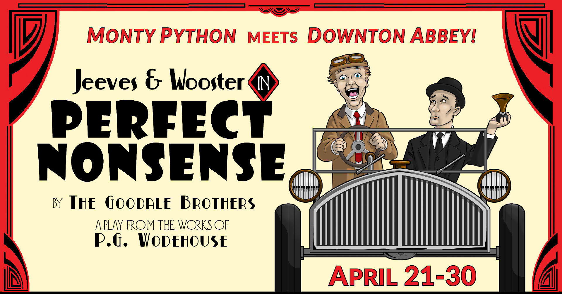 Jeeves & Wooster in 'Perfect Nonsense' - The Public Theatre